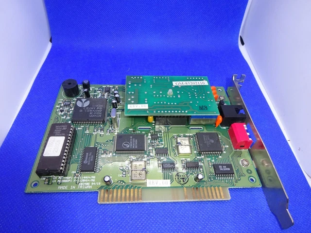 SCHEDA FAX/MODEM COMPAQ F-1114HV+/R6 14,4 kbps 8 bit ISA REV: 00 #GK683 ...