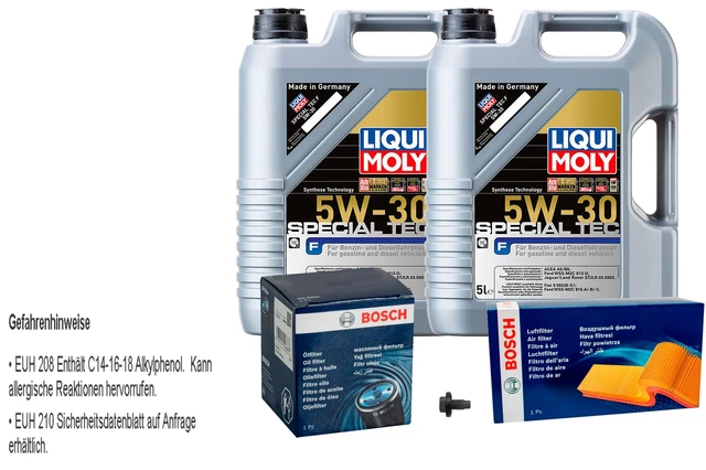 BOSCH INSPECTION SET 10 L Liqui Moly Spécial Tec F 5W-30 pour Jaguar XK8 EUR 165,65 - PicClick FR