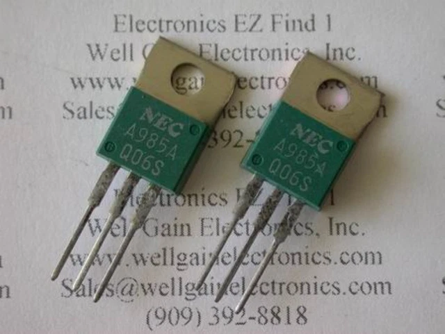 NEC 2SA985A TO-220 Pnp/Npn Silicon Epitaxial Transistor $13.59 - PicClick
