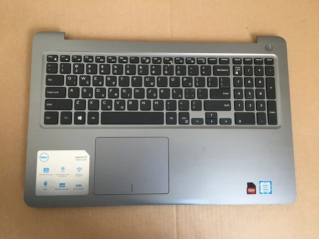 DELL INSPIRON 15-5765/5767 Palmrest GREEK Keyboard 0PT1NY+ 01DGFC (A12 ...