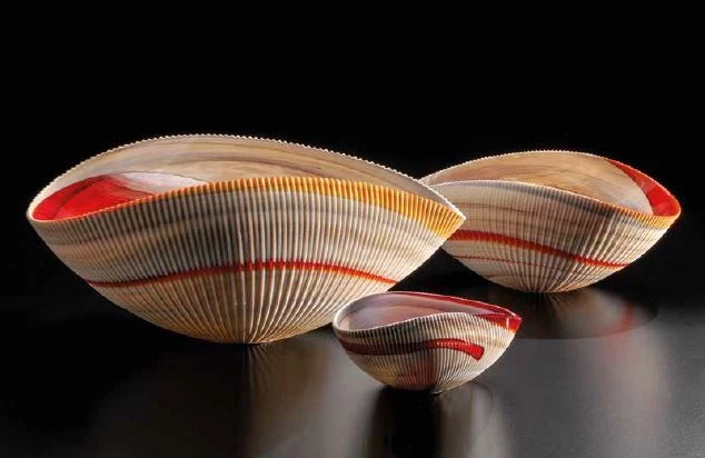 MURANO COLLECTION CENTRO Tavola Yalos Shell Vetro di Murano Made in ...