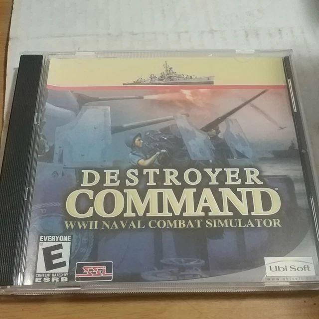 DESTROYER COMMAND WWII Naval Combat Simulator-PC CD-Rom-SSI/Ubisoft ...