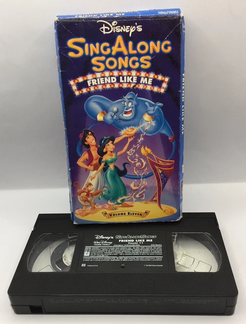 DISNEY SING ALONG Songs: Friend Like Me [VHS] [Import USA] [VHS Tape] £ ...