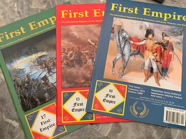 FIRST EMPIRE NAPOLEONIC Wargame Journal Three Issues EUR 5,00 - PicClick IT
