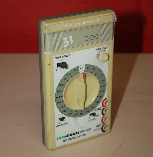 ISO-TECH IFG100 RC Oscillator signal generator £50.47 - PicClick UK