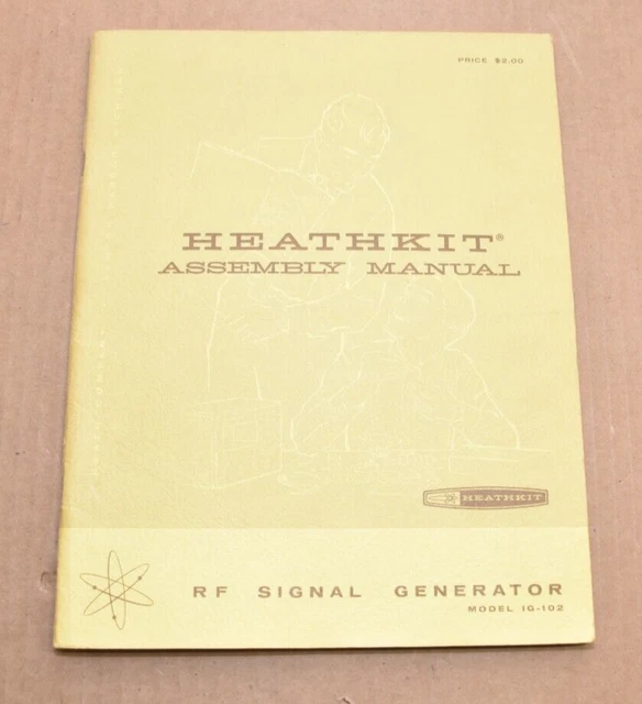 VINTAGE HEATHKIT ASSEMBLY Manual RF Signal Generator Model IG-102 £15. ...