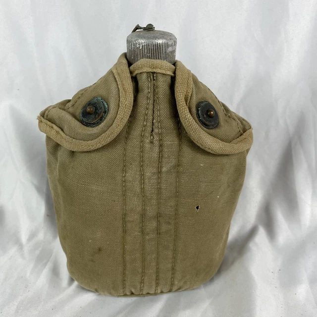 ORIGINAL WW1 US Army Canteen Dated 1918, Wwii Cover & M36 Web Belt £93. ...