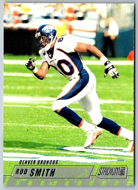 CARTE DE FOOTBALL 2002 Stadium Club Rod Smith #31 Denver Broncos EUR 2 ...