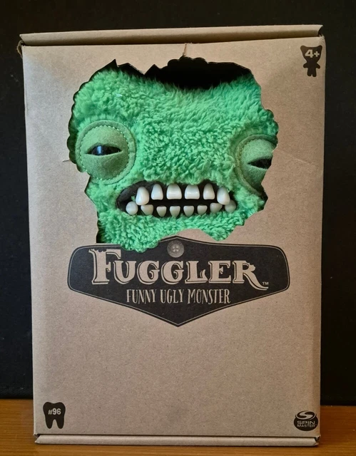 FUGGLER FUNNY UGLY Monster Green Soft Plush Toy Spin Master #96 New £14 ...