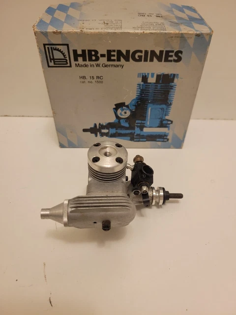HB ENGINES 15 RC Model Airplane Engine With Muffler EUR 56,96 - PicClick FR
