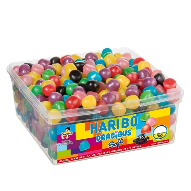 HARIBO DRAGIBUS SOFT Kaubonbons in verschiedenen Farben 300 Stück EUR ...