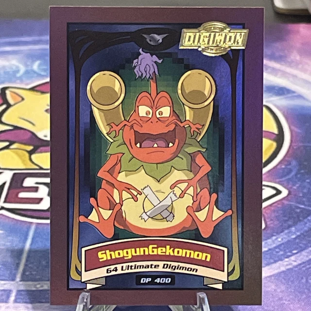 SHOGUNGEKOMON D10 DIGIMON Animated Series 2 Insert Upper Deck Ultimate ...
