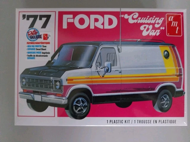 AMT 1977 FORD Cruising Van 1:25 Scale Model Kit £18.27 - PicClick UK