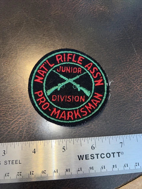 VINTAGE NRA GUN Club Patch Jr Division Pro Marksman £9.55 - PicClick UK