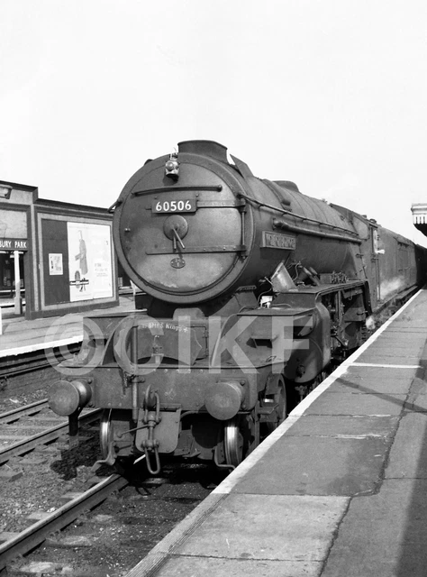RAILWAY PHOTOGRAPH 6X4 LNER 60506 Finsbury Park 1959. £3.25 - PicClick UK