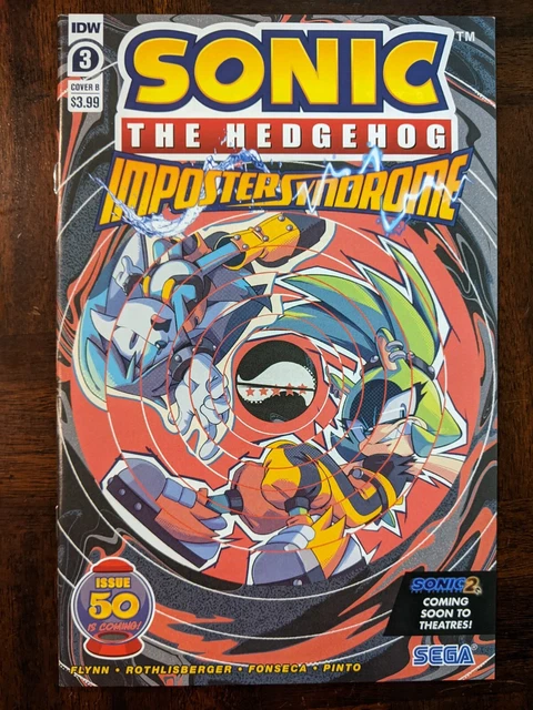 IDW SONIC THE Hedgehog Imposter Syndrome Comic #3B Bracardi Curry Cover ...