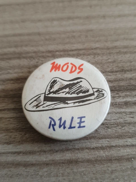 VINTAGE 1970S/80S/90S 25MM The Mods Badge The Jam Badge MS72 £4.95 ...