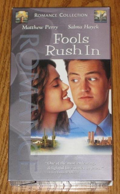 FOOLS RUSH IN Salma Hayek Matthew Perry Vhs Columbia 1998 £1.57 ...