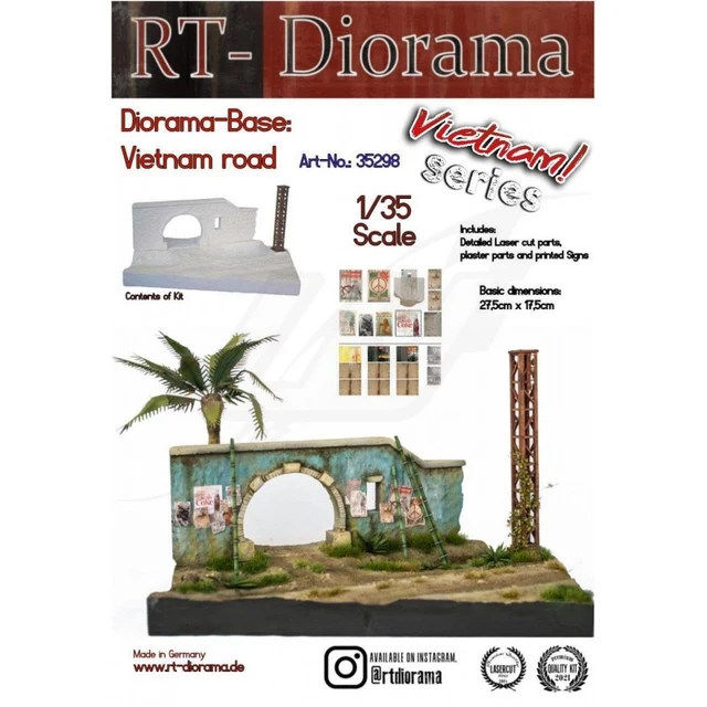 [FR] RT-DIORAMA 1/35 Diorama-Base: Vietnam Road [Standard] - RTD35298s ...