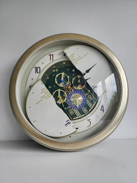LARGE MOVING MUSICAL "Small World Rhythm" Wall Clock £450.00 - PicClick UK