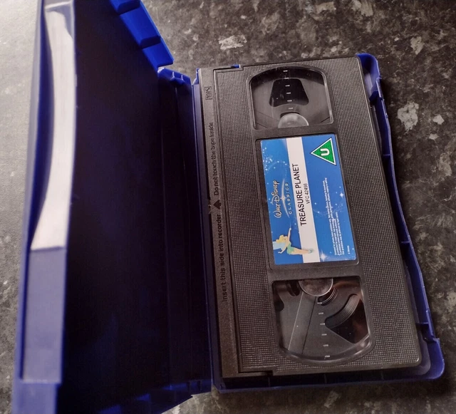 DISNEY TREASURE PLANET - WALT DISNEY VHS VIDEO - BLUE CASE BOX VGC £8. ...