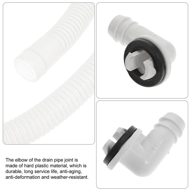 PLASTIC TUBING PORTABLE+AIR+CONDITIONER Drain Hose Split Unit for Ac ...