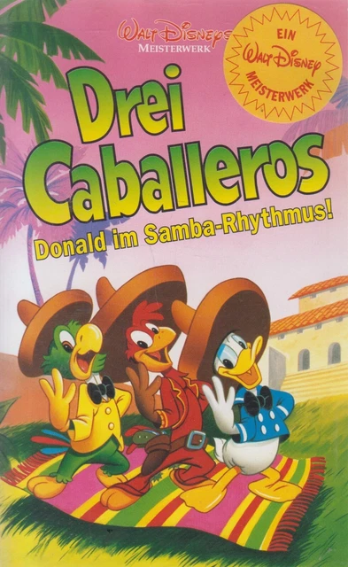 DREI CABALLEROS - Donald im Samba-Rhythmus! (VHS - DE) £3.07 - PicClick UK