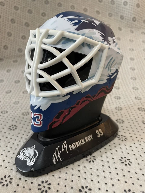 1996 MCDONALD'S REPLICA NHL Mini Goalie Mask #33 Patrick Roy Colorado ...