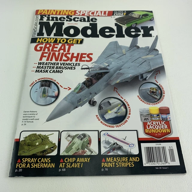 FINE SCALE MODELER Magazine January 2021 How To Get Great Finishes £11. ...