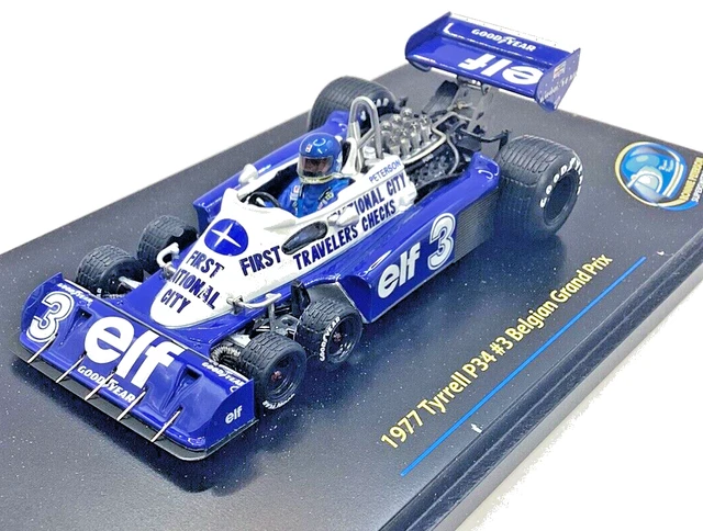 1:43 TYRRELL P34 Ronnie Peterson Belgique GP 1977 #3. 114352 Miniatures TrueScale EUR 122,10 ...