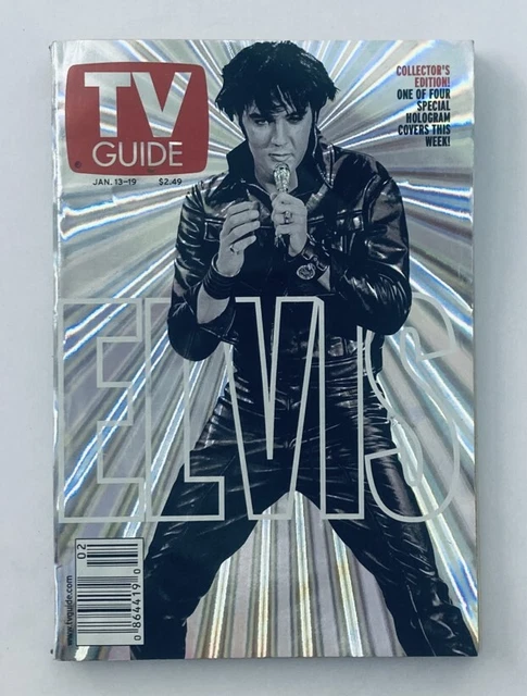 TV GUIDE MAGAZINE January 13 2001 Elvis Presley Time Warner-Tampa Bay ...