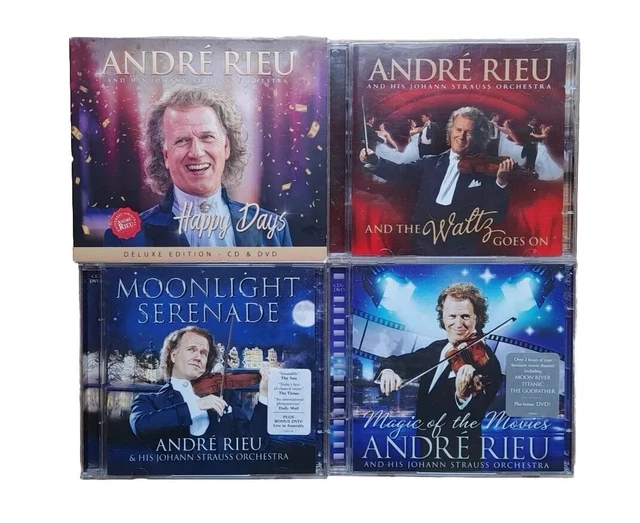 ANDRE RIEU - CD / DVD Combos x 4 - 8 Disc Set - Classical Music Bundle ...