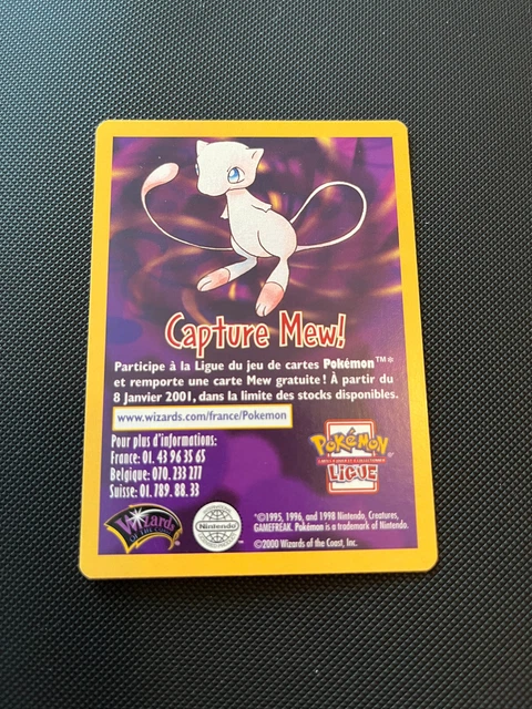 CARTE POKEMON CAPTURE Mew Ligue Wizards EUR 4,00 - PicClick FR