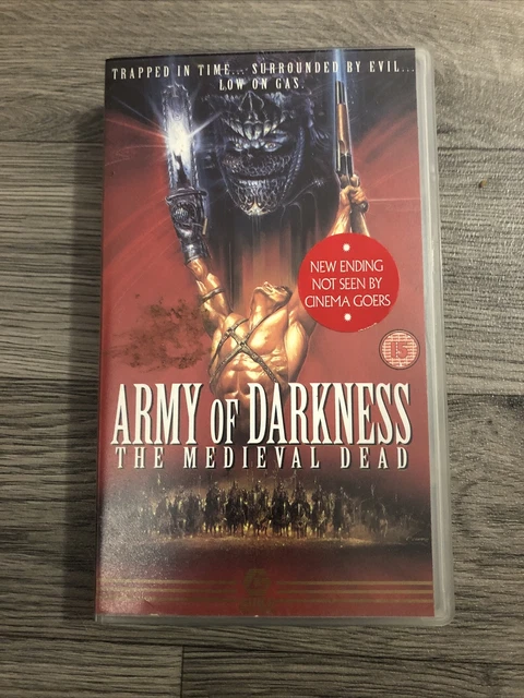 ARMY OF DARKNESS The Medieval Dead VHS Video Tape Vintage Rare Horror ...