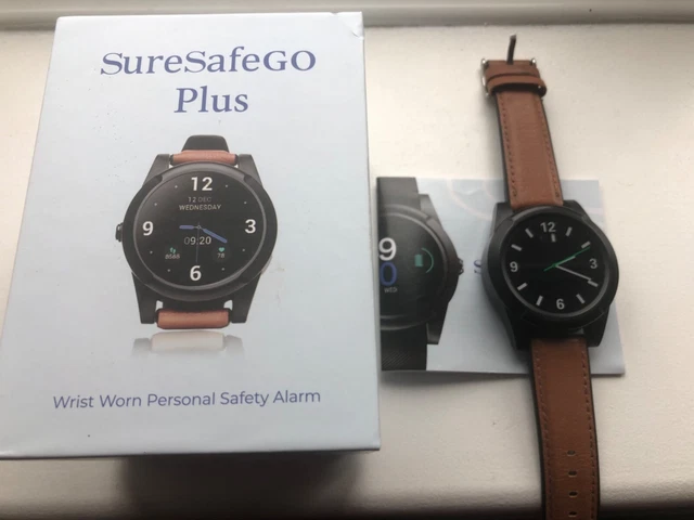 SURESAFEGO PLUS WRIST Watch & Personal Safety Alarm £55.00 - PicClick UK