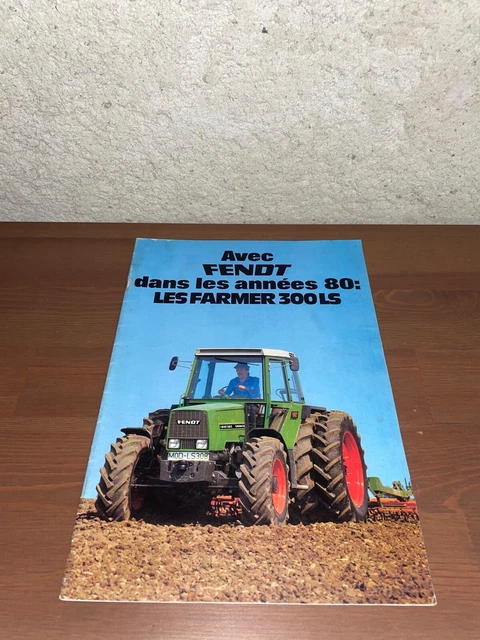BROCHURE PROSPEKT PROSPECTUS TRACTEUR FENDT FARMER 300 LS tractor-traktor-deutz $11.06 - PicClick CA