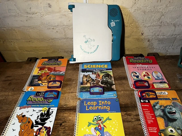 LEAPFROG LEAPPAD LEARNING System Toy Leap Into Learning 6 Books With ...