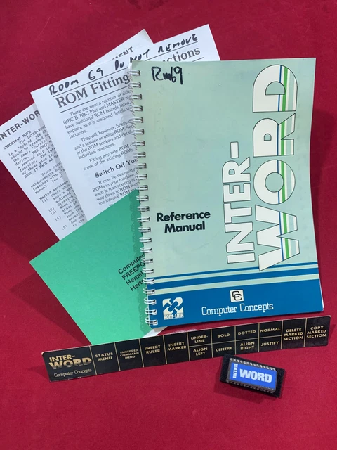 INTER-WORD ROM FOR the Acorn BBC Micro by Computer Concepts Boxed with ...