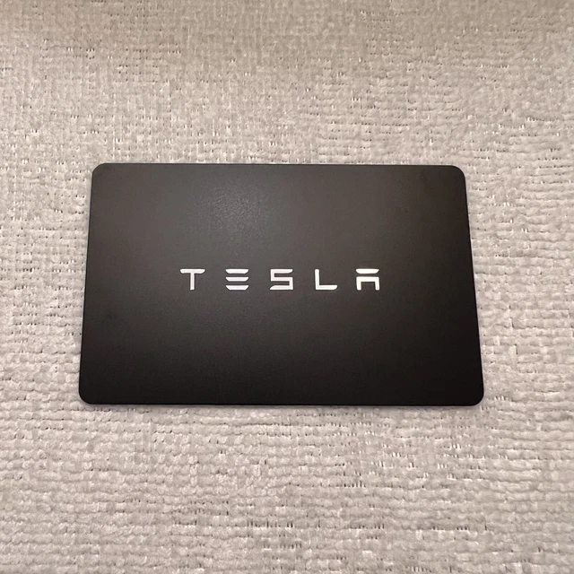 NEW AUTHENTIC TESLA Model 3/Y/S/X Key Card (ONE) £29.87 - PicClick UK