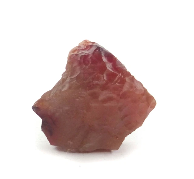 PIERRE BRUTE CORNALINE 63g 4,5cm Ancrage Homme Femme Genuine Carnelian ...