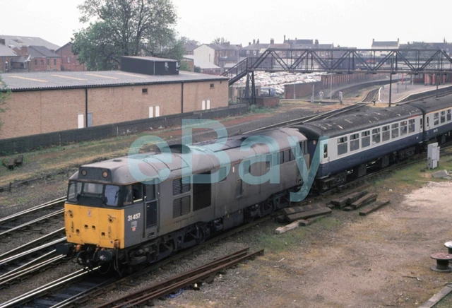 35MM RAILWAY SLIDE of Class 31 31457 @ Lincoln Copyright to Buyer £4.99 ...