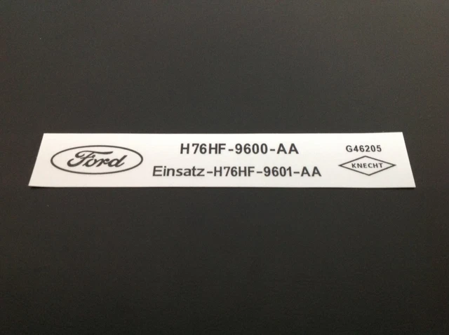 FORD ESCORT RS2000 Mk1 Group 1 IDF Air Filter Decal £12.99 - PicClick UK