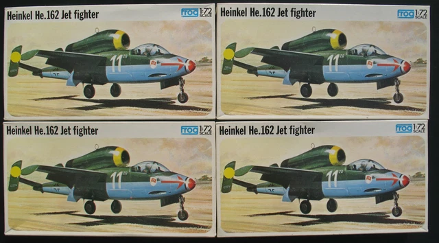4X FROG F434 - Heinkel He-162 Jet Fighter - 1:72 - Flugzeug ...