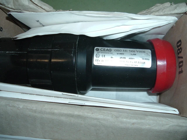 CEAG.... PLUG..... GHG5327506V0000........... 32 A 4 Pole + Pe 380-415 ...