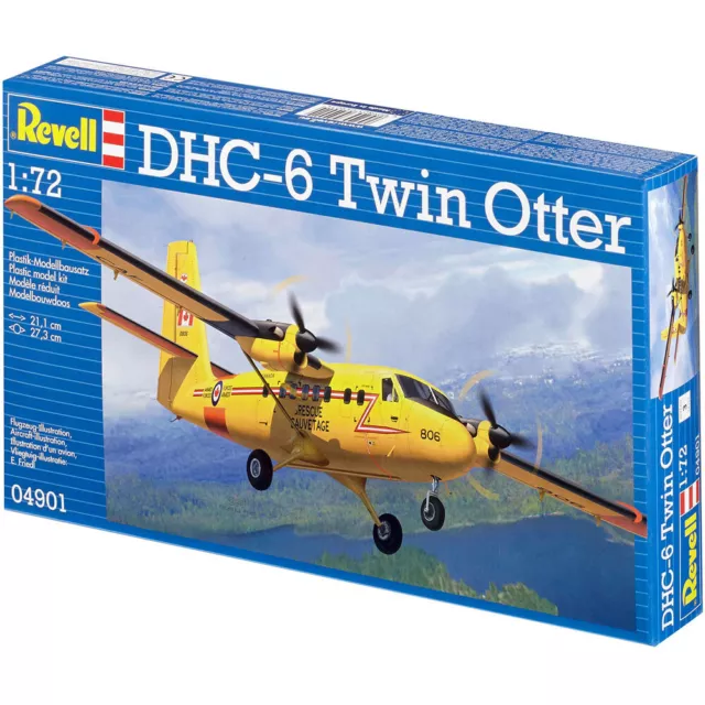 REVELL 04901 DHC-6 Twin Otter Rescue Plane Aircraft Plastic Model Kit ...