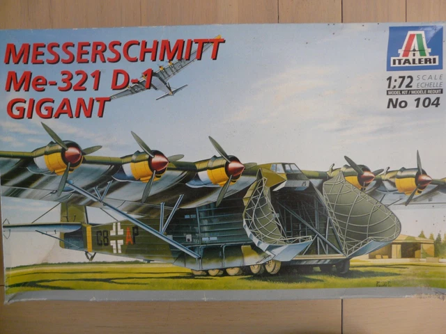 MAQUETTE AVION 1/72 ITALERI Ref 104 Messerschmitt Me-323 D-1 Gigant EUR ...