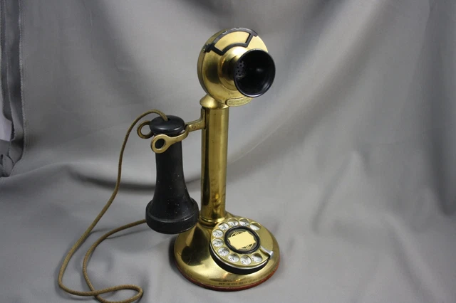 WESTERN ELECTRIC - No. 51AL Candlestick Rotary Dial Phone - Polished ...