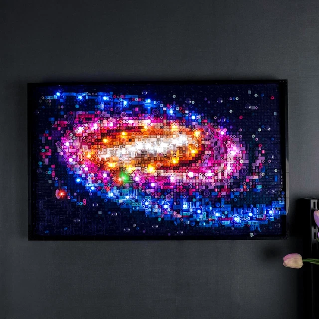 BRICKBLING KIT D'ÉCLAIRAGE LED pour LEGO Art La Voie lactée 31212 ...