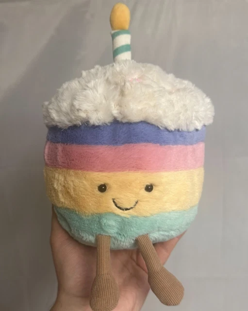 JELLYCAT AMUSABLE BIRTHDAY Cake: RAINBOW & STRAWBERRY Design. £22.01 ...