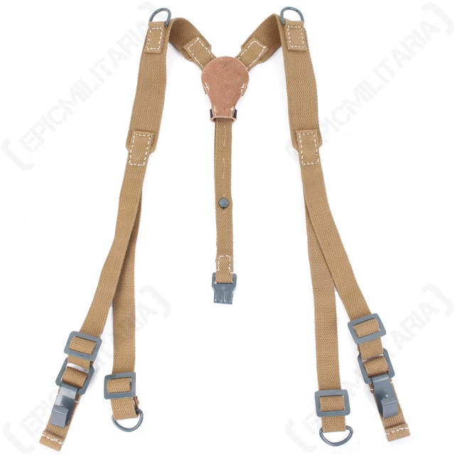 DAK CANVAS WEBBING Y-Straps - WW2 Repro German Army Afrika Korps ...